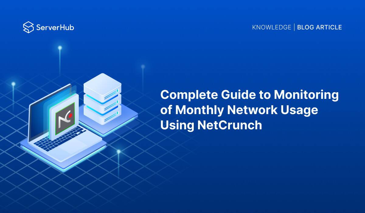 Monitoring Monthly Network Usage using NetCrunch